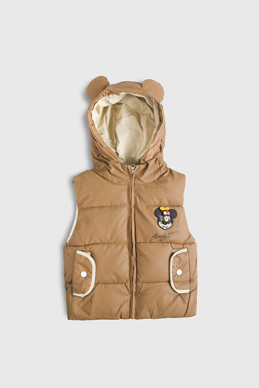 Imported Mickey Mouse Sleeveless Puffer Jacket(PW733) – Pebbles